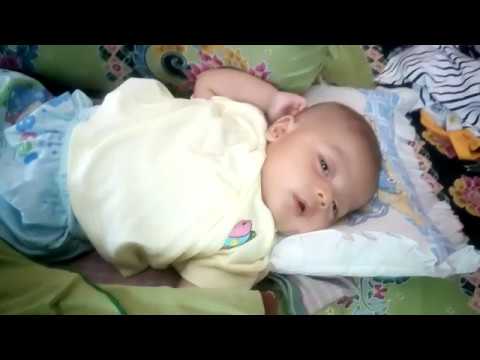 Baby Sleeping with Eyes Open