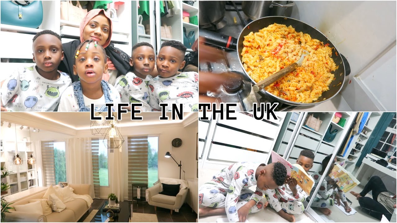 LIFE IN THE UK VLOG | BACK FROM SCHOOL EVENING ROUTINE + COOKING FOR ...
