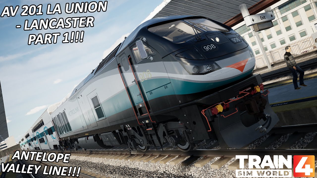 NEW TSW4!!!: NEW Metrolink F125!!! | Antelope Valley Line!! | AV 201 LA ...