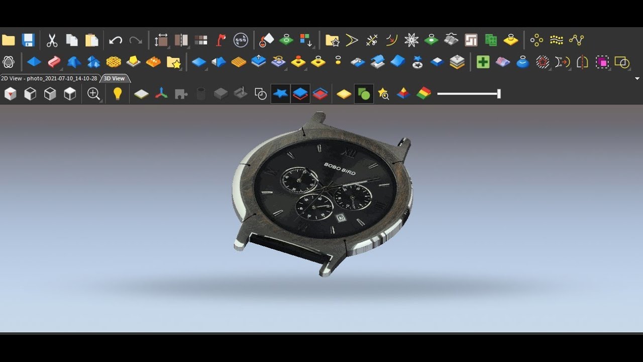 CARA MUDAH MEMBUAT MODEL 3D JAM TANGAN DENGAN SOFTWERE ARTCAM DIJAMIN ...