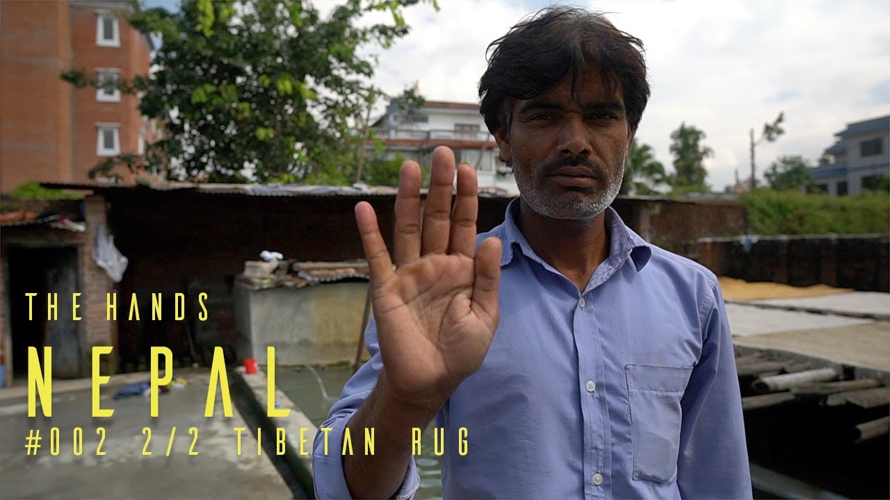【THE HANDS】NEPAL #002 2/2 Tibetan Rug - YouTube
