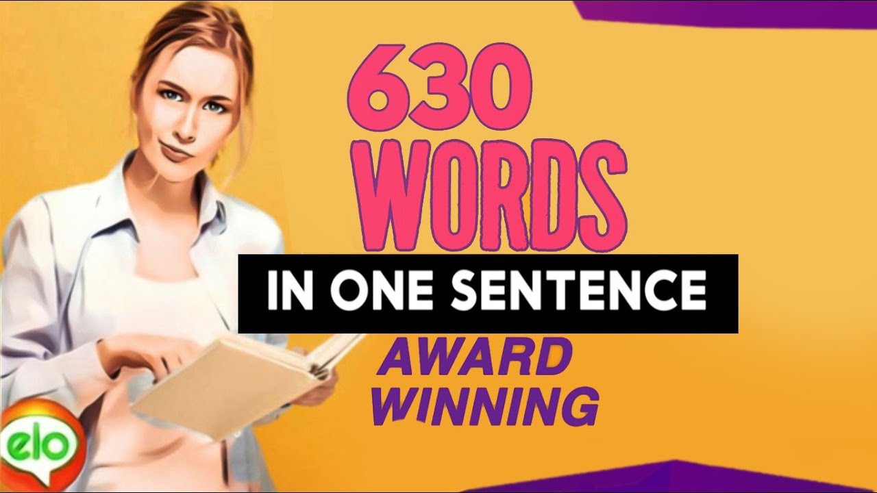 A 630 Word Sentence | Crazy English - YouTube