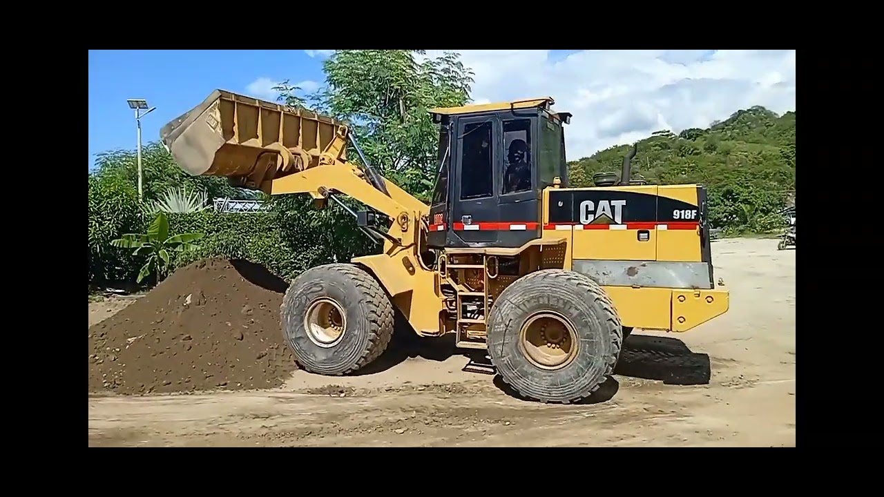 como trabajar cargador frontal, técnicas de operación - YouTube