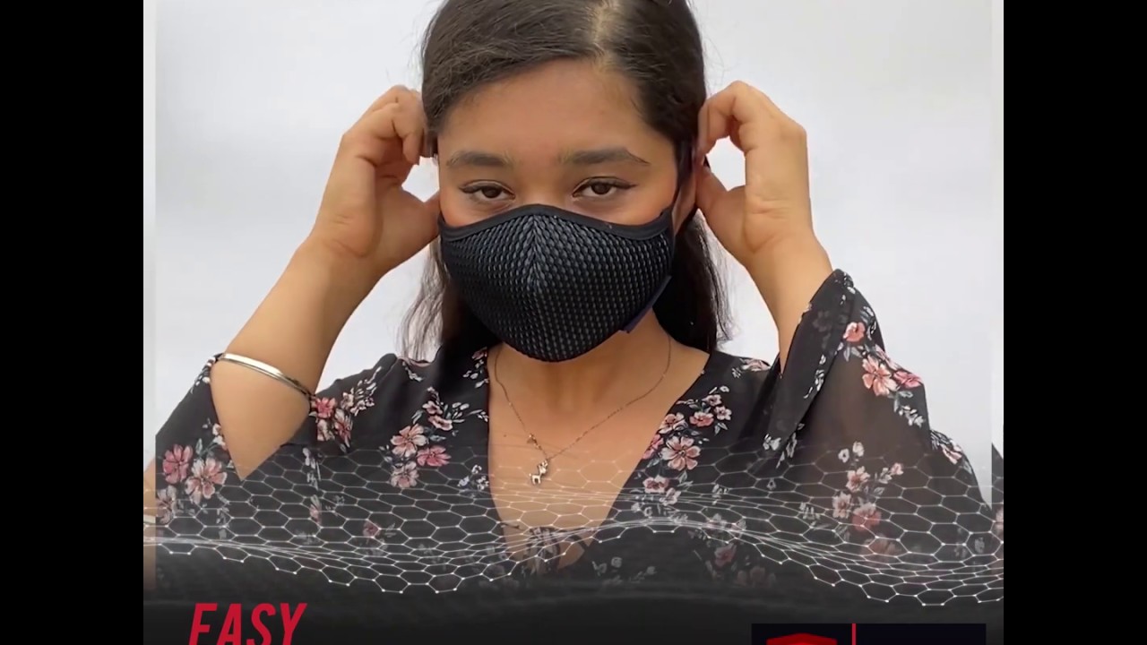 Off Limits Zoom Shield 360 Black Face Mask - YouTube