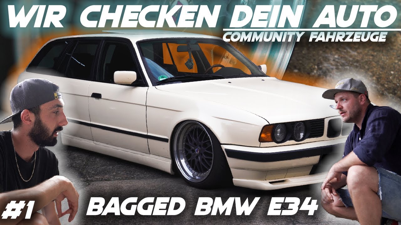 Wir checken dein Auto | Community Fahrzeuge Part 1 | BMW E34 | Auf Luft ...