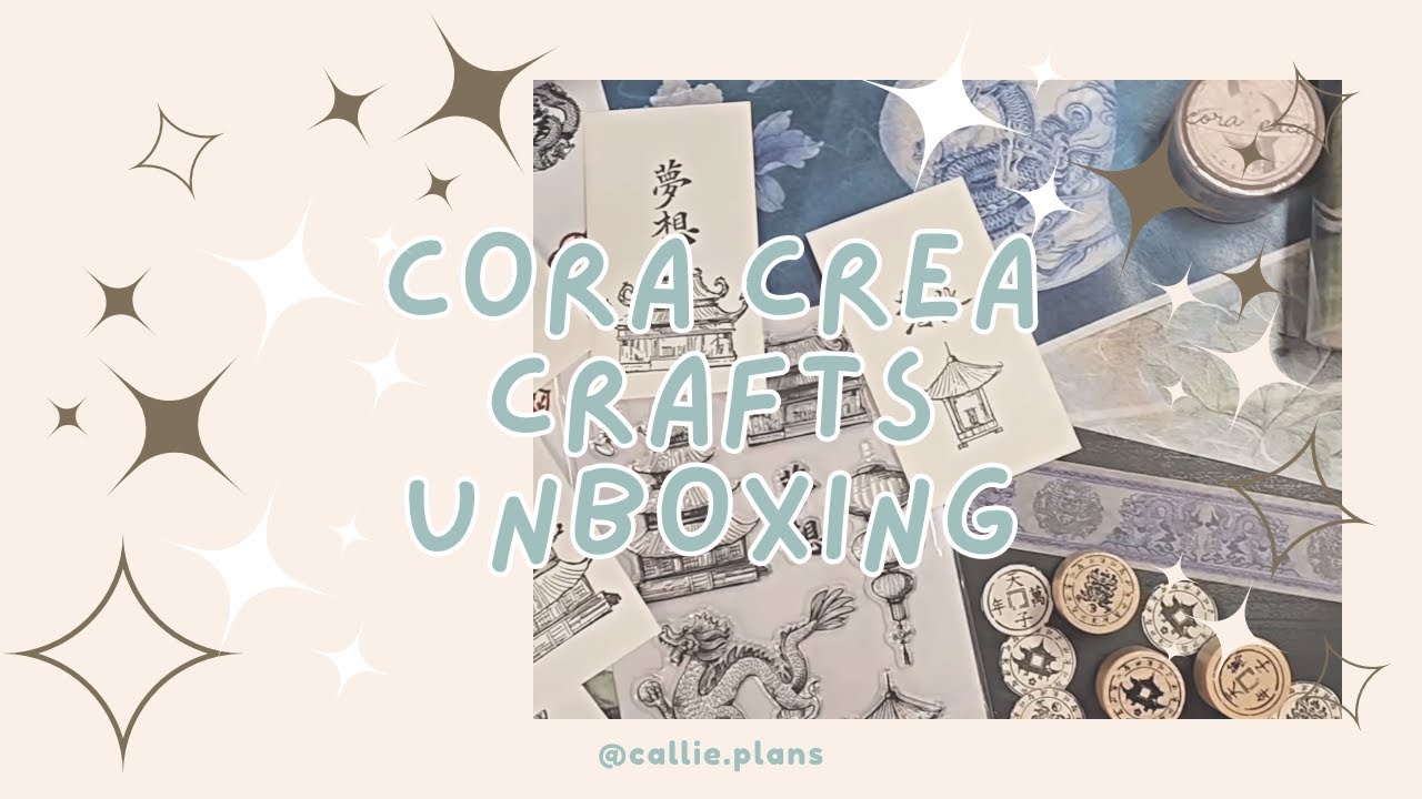 Cora Crea Crafts November Sub Box Unboxing - YouTube