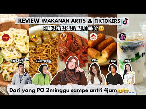 TASYI REVIEW MAKANAN ARTIS & TIKTOKERS! DARI YANG PO 2 MINGGU SAMPAI ANTRI 4JAM😭😭🙏🏼