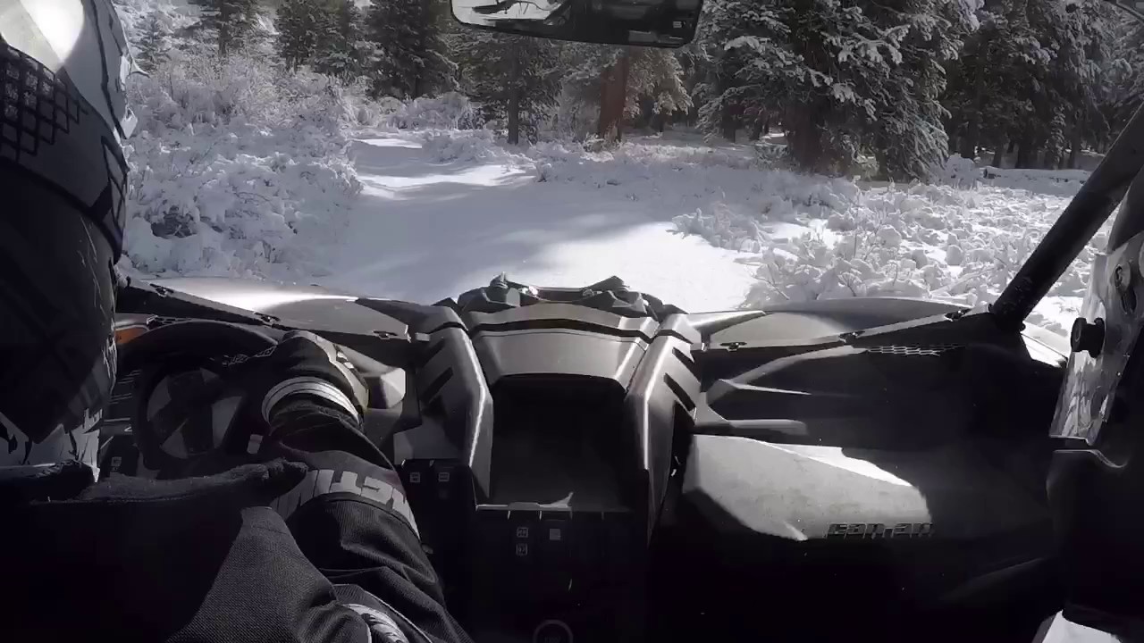 Snow Run in our Can-Am Maverick X3 - YouTube