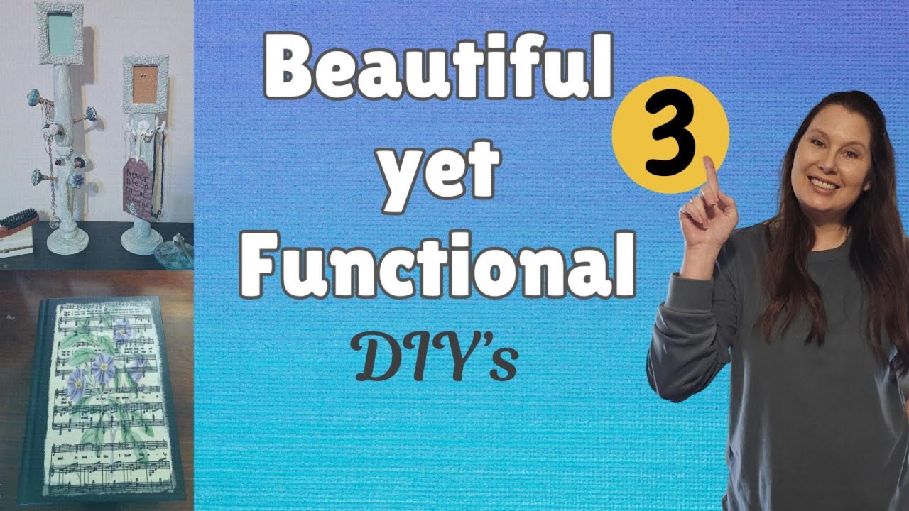 Functional DIYs | Make Decor from Spindles, Books, & Picture Frames ...