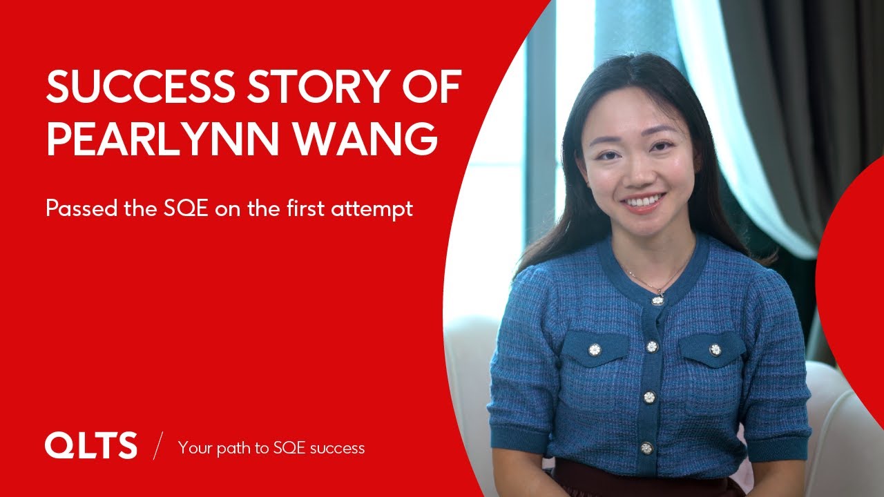 SQE Success Story of Pearlynn Wang – QLTS School's Former Candidate - YouTube