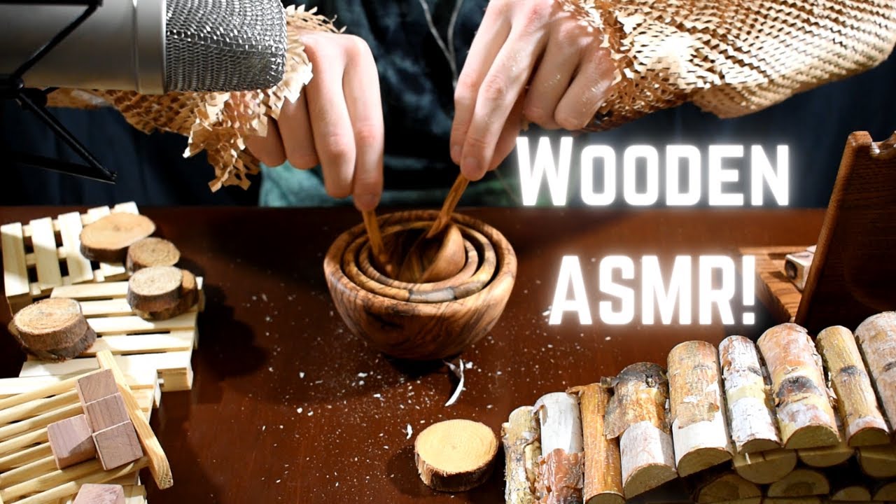 ASMR | Wood Sounds (Intense Wood Tingles) - YouTube