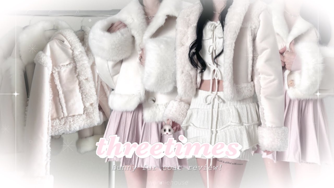 🐰쓰리타임즈 버니 무스탕 모음zip! 21fw•22fw•신상 무스탕까지!⋆⑅˚₊ .oO(쓰리타임즈도 가품이 나온다구요…?) - YouTube