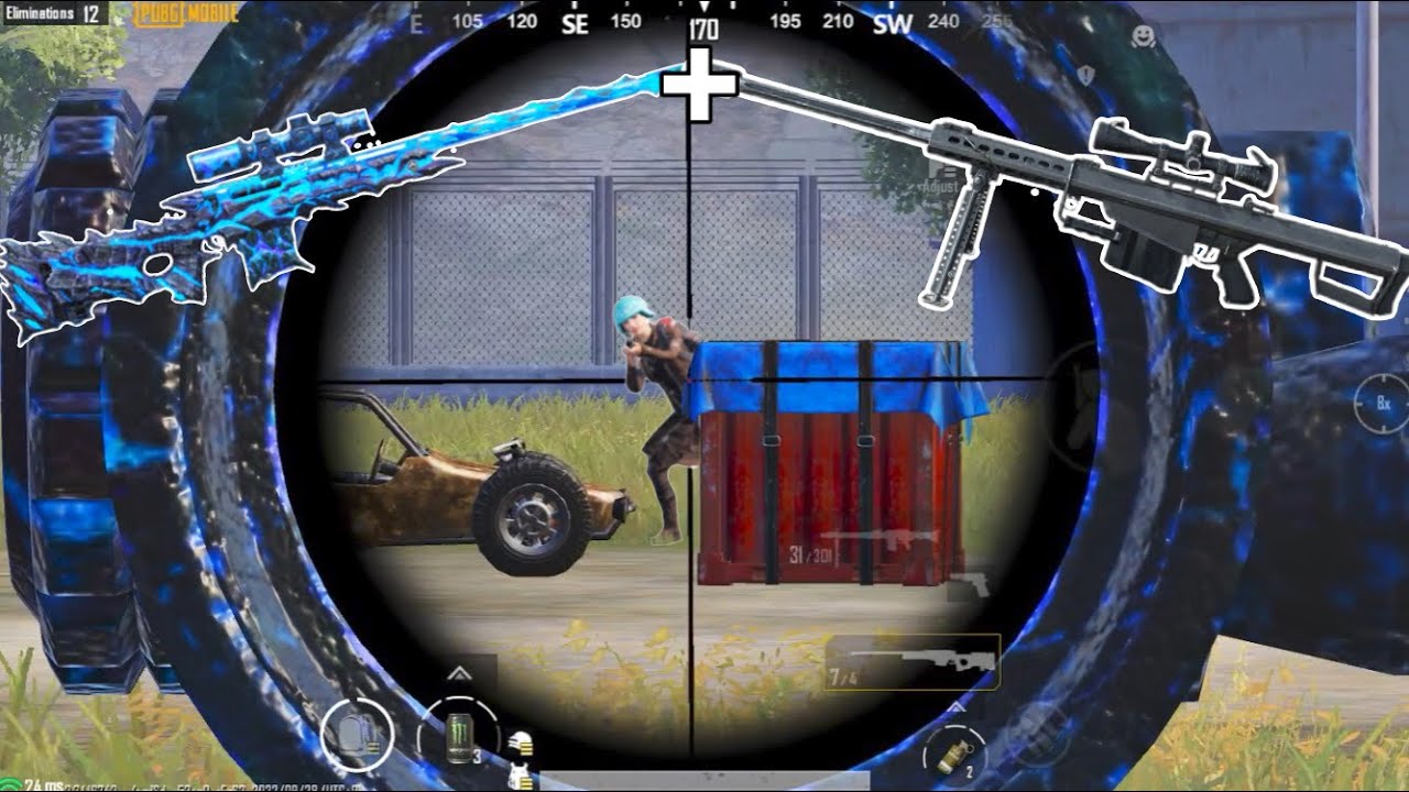 AWM + AMR🔥DOUBLE SNIPER CHALLENGE | Pubg Mobile - YouTube