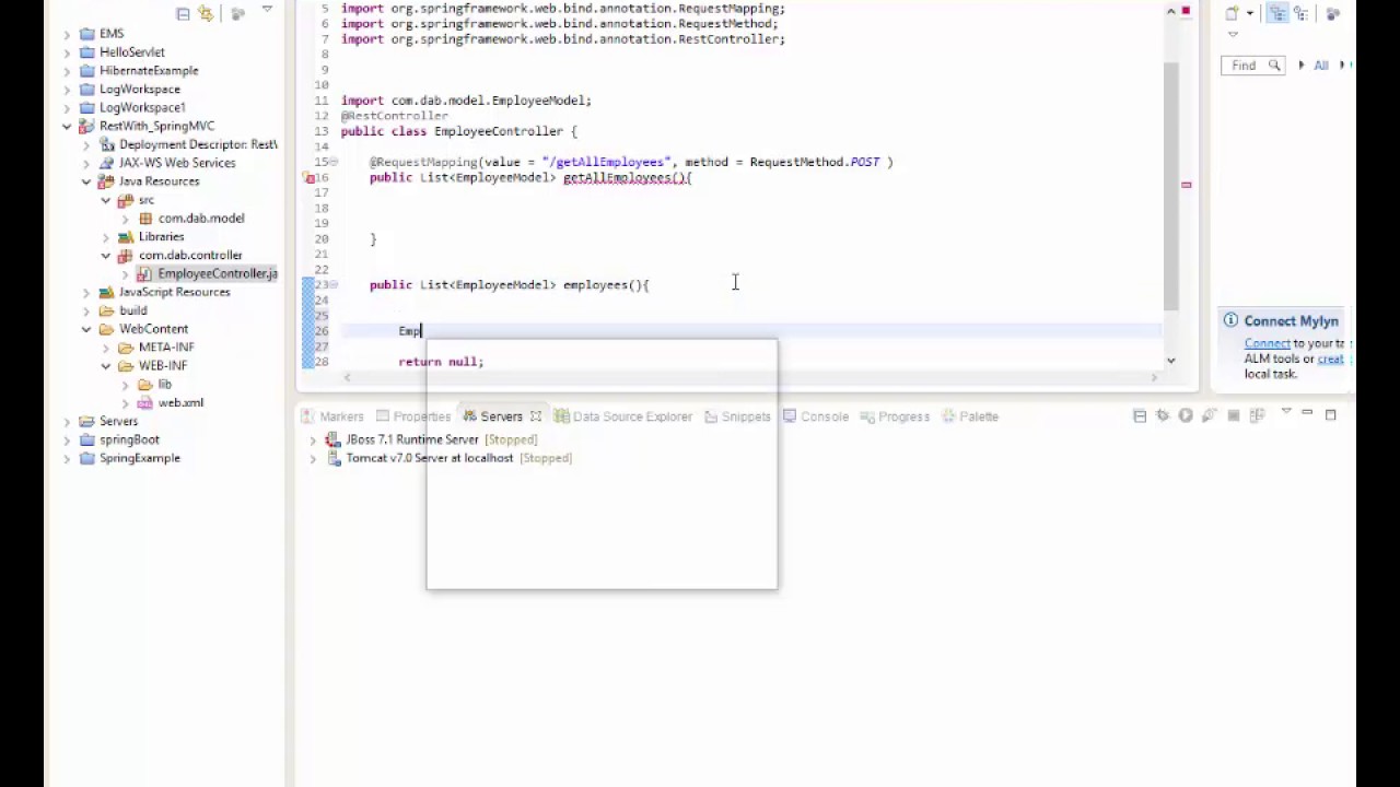 Solved Spring MVC RestController Scope 9to5Answer Solved Spring MVC RestController Scope 9to5Answer