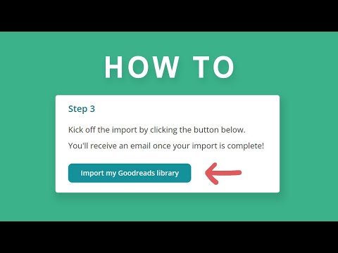 How to Export Your Goodreads Books to The StoryGraph - YouTube