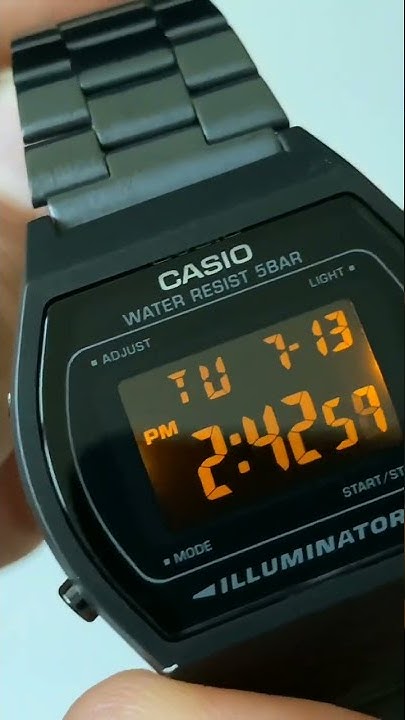 Casio B640WB-1BVT - Vintage Digital Watch Unboxing - YouTube