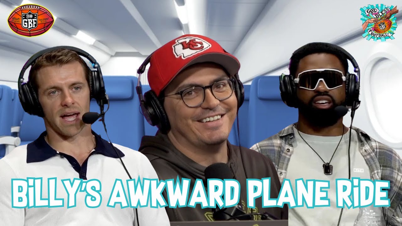 Billy's Awkward Plane Ride with Braxton Berrios and Raheem Mostert ...