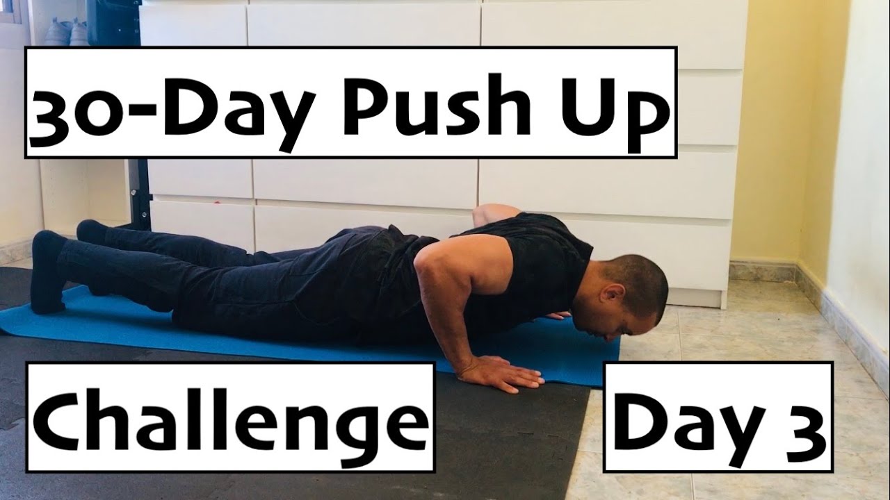 30-Day Push Up Challenge for Beginners - Day 3 (PT James 3️⃣0️⃣-Day ...