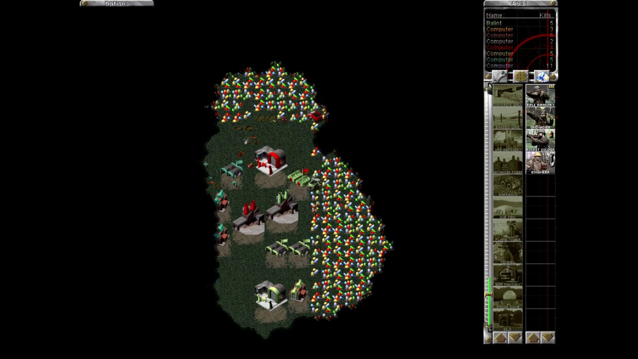 Command & Conquer: Red Alert 1 - Intense FFA - YouTube