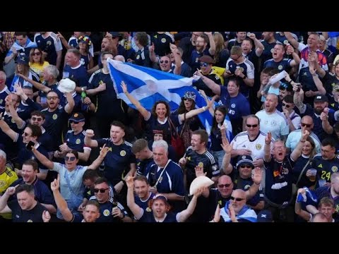 Scottish Fans Singing “Freed From Desire” #euro2024 #scotland