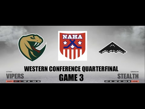 NAHA 2022-23 Western Conf. Quarterfinal Game 3 - Utah Vipers @ Omaha ...