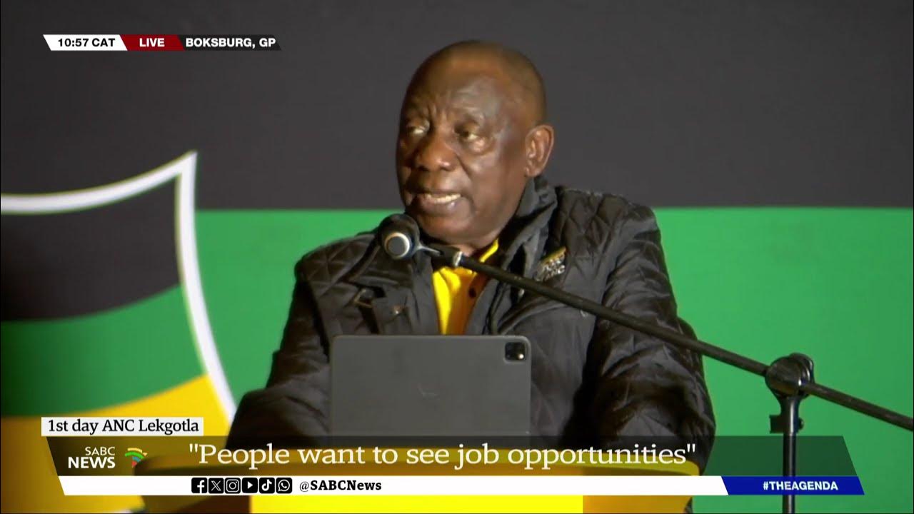 ANC Lekgotla | President Cyril Ramaphosa opens the party's gathering - YouTube