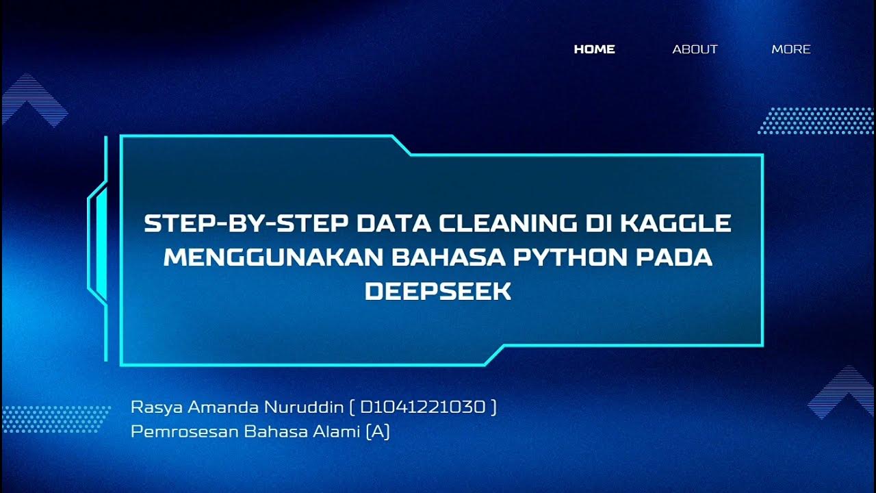 Step-by-Step Data Cleaning di Kaggle Menggunakan Bahasa python pada Deepseek - YouTube