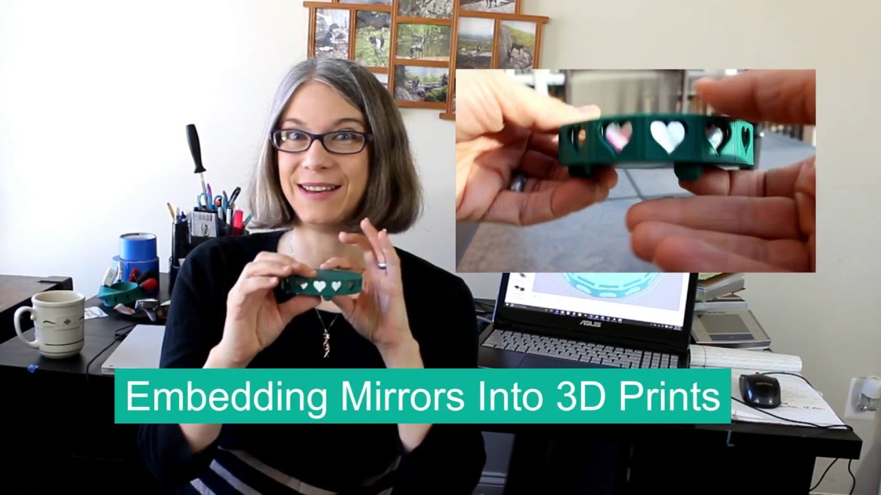 Embedding Mirrors into 3D Prints - YouTube