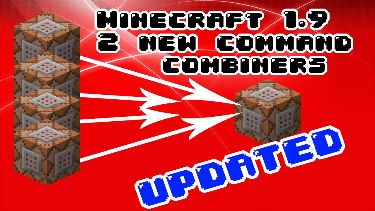 Minecraft 1.9 command combiner UPDATE - YouTube