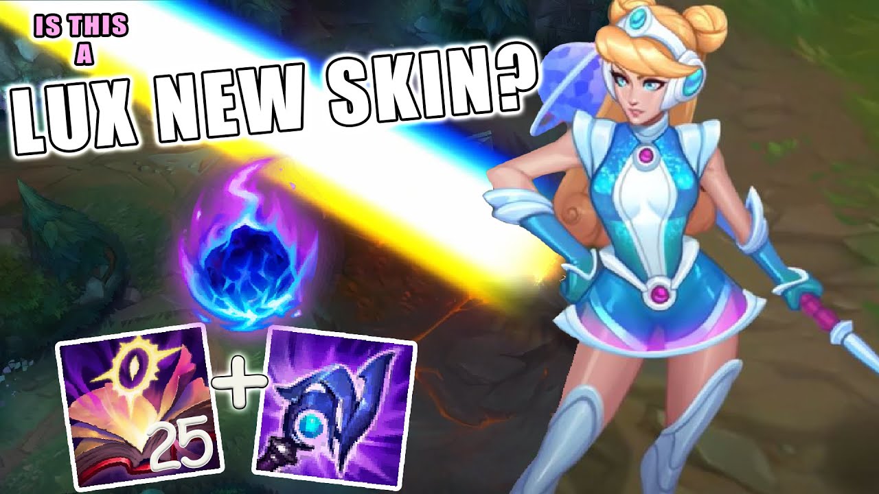 NEW LUX SKIN RITO??? | LUX MONTAGE 25 STACKS 1 SHOT | Space Groove Lux ...