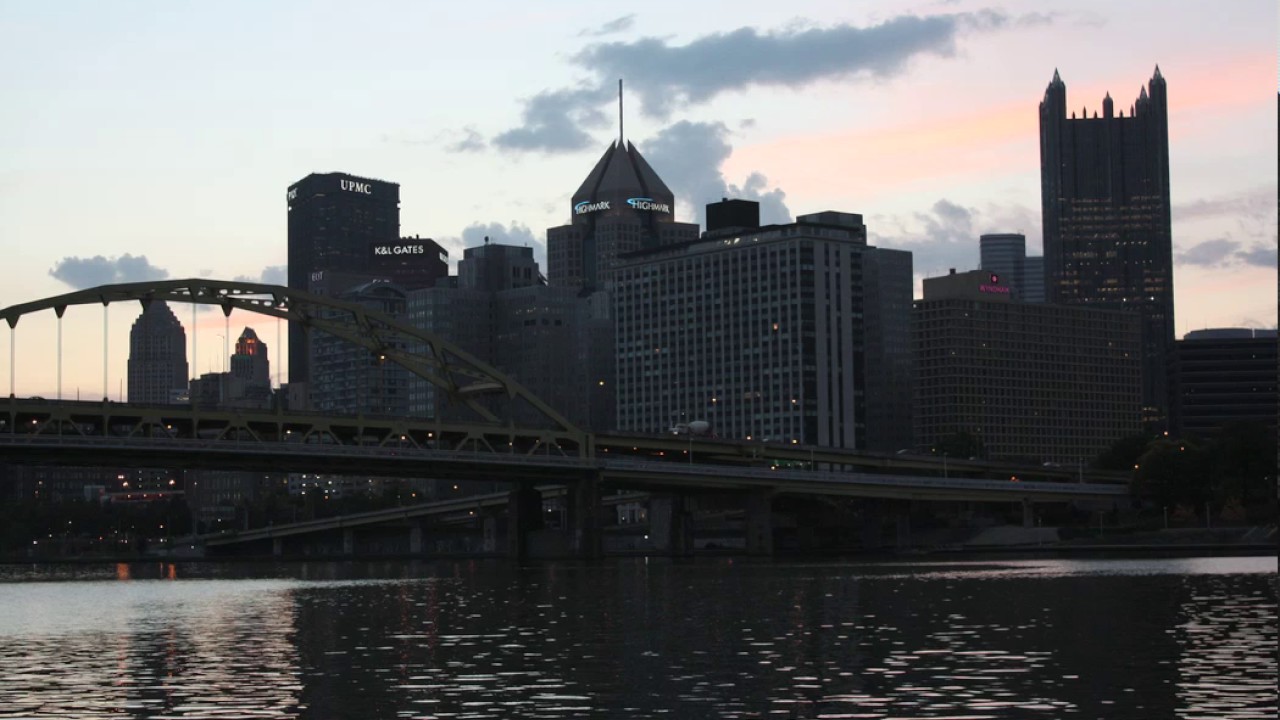 Pittsburgh River Walk Sunrise Time Lapse - YouTube