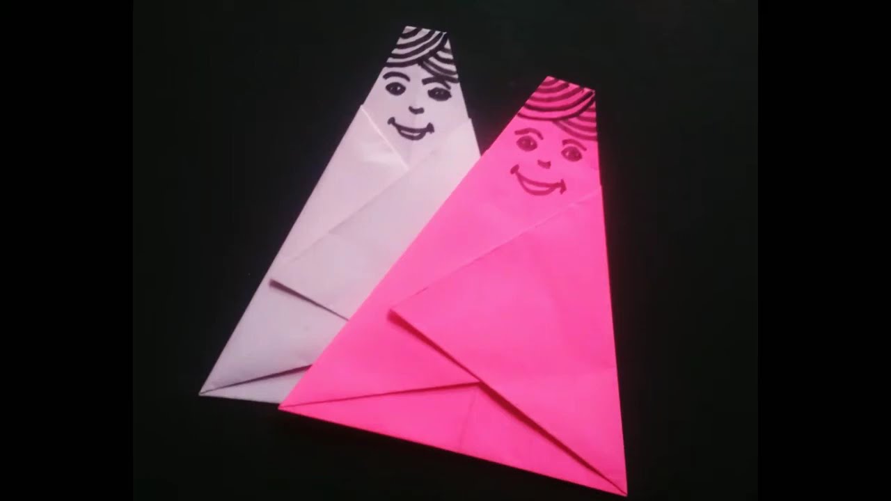 Easy Preety Doll ( Paper Folding ) - YouTube