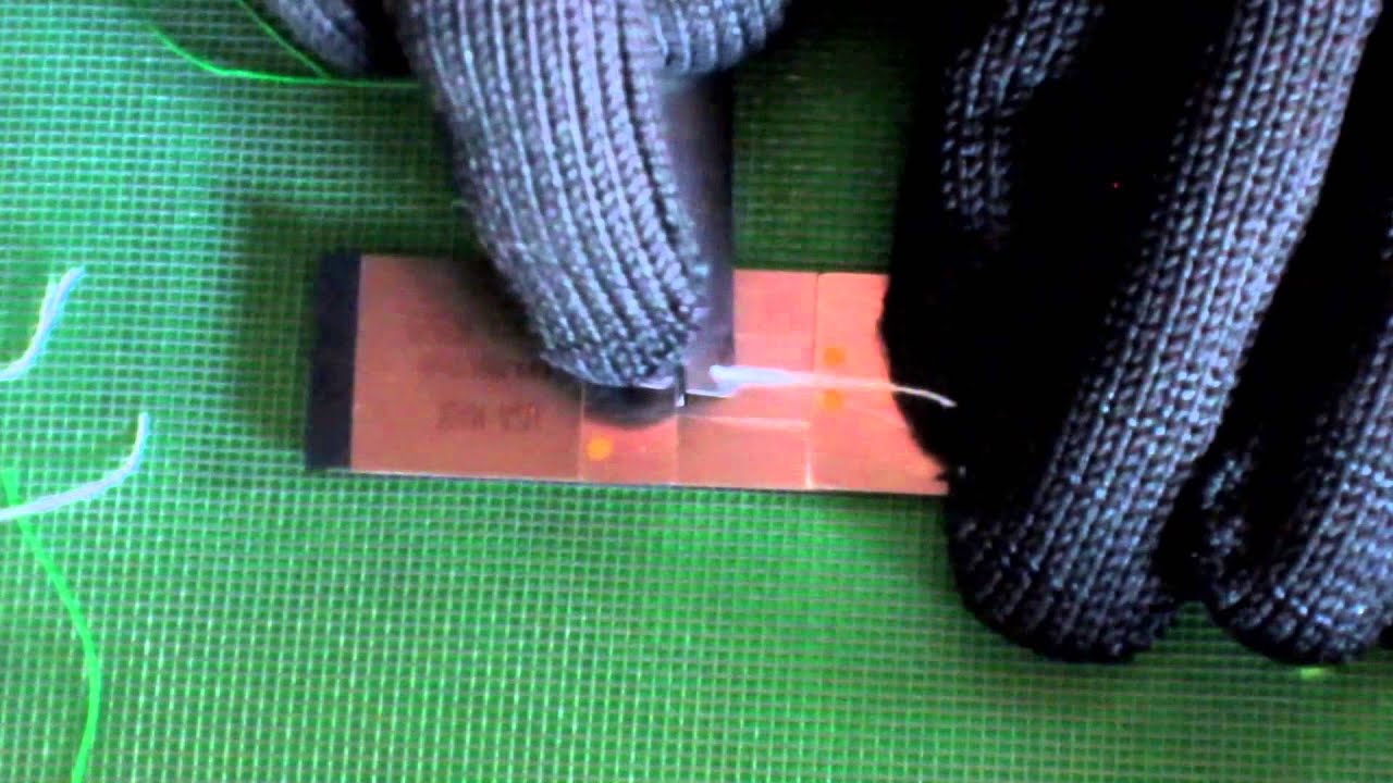 Identifying textile fibers - YouTube