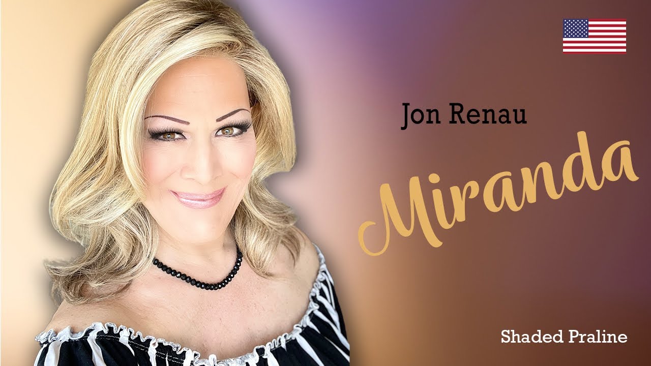 Jon Renau Miranda in Shaded Praline (wig review) - YouTube