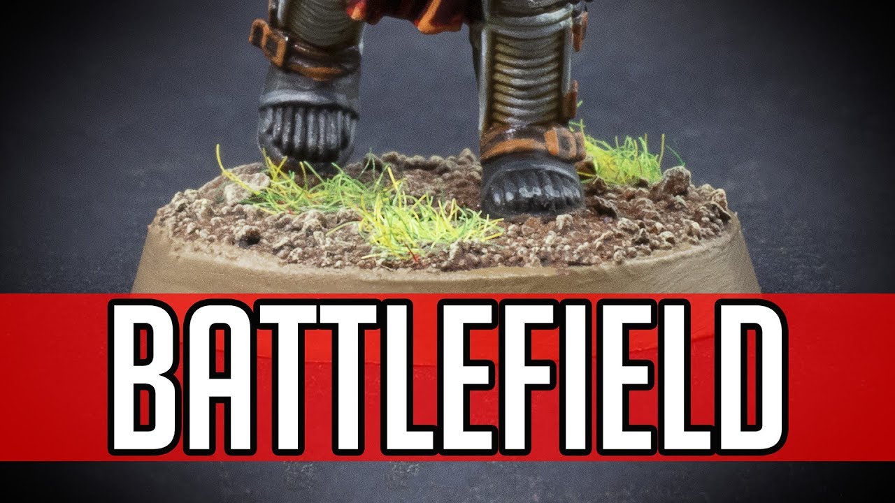 How to paint Battlefield Bases - YouTube