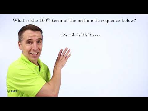 Art of Problem Solving: Arithmetic Sequences - YouTube