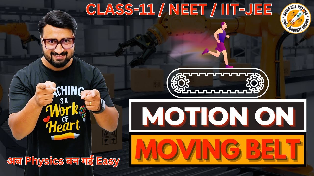 Mastering Motion on a Moving Belt : Essential Concepts for Class-11 ...