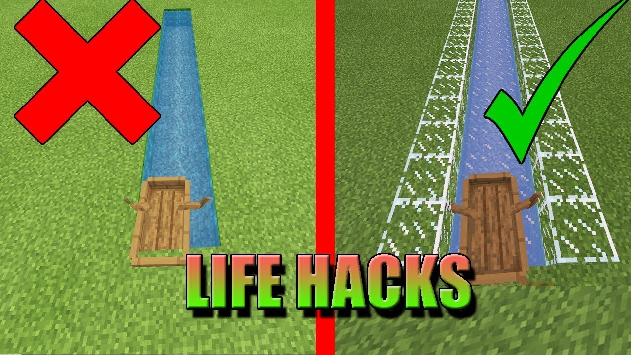 LOS MEJORES LIFE HACKS PARA MINECRAFT - YouTube