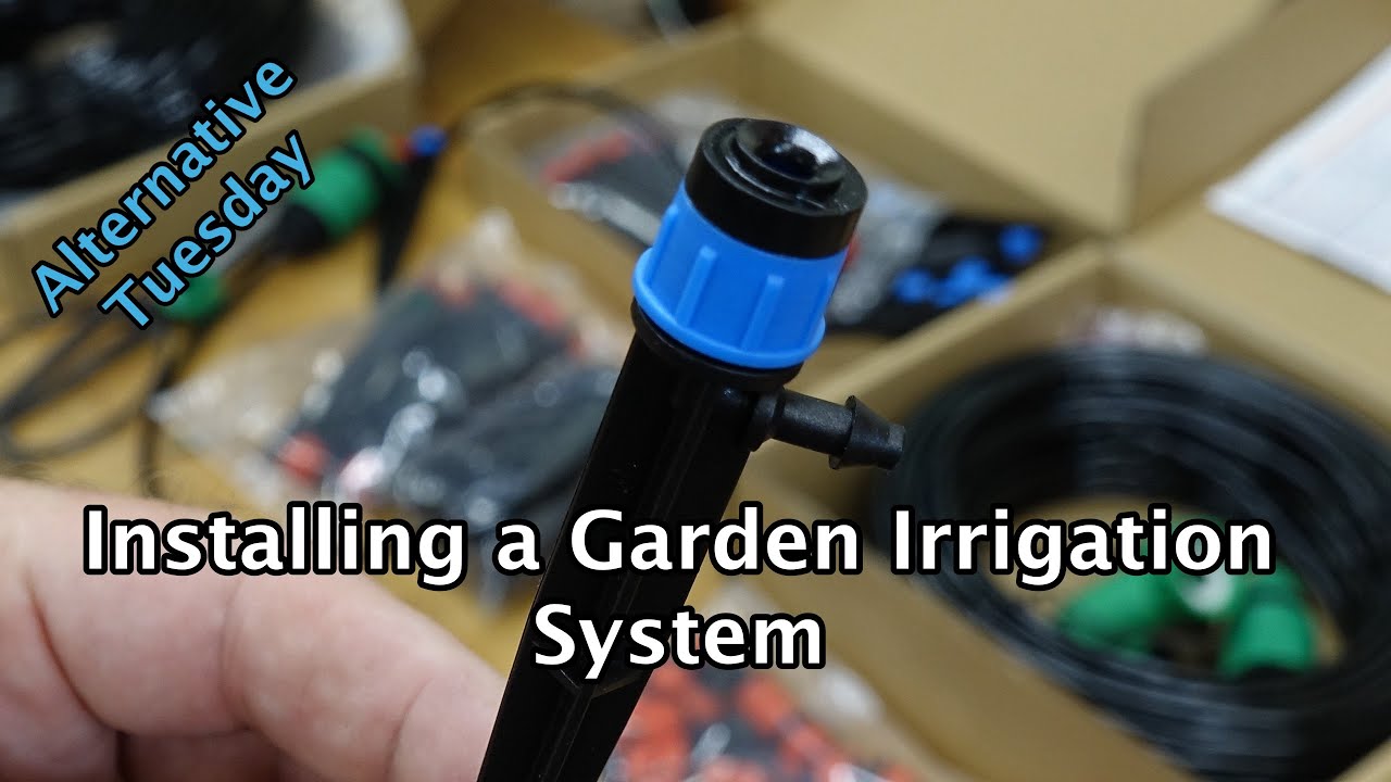 Installing a Garden Irrigation System - YouTube