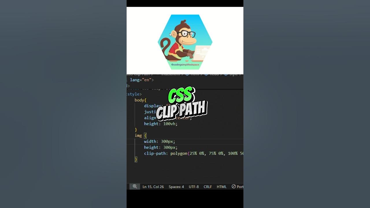 23/100- Frontend Concepts: CSS Clip Path. #css #html #tutorial #coding #clip # ...