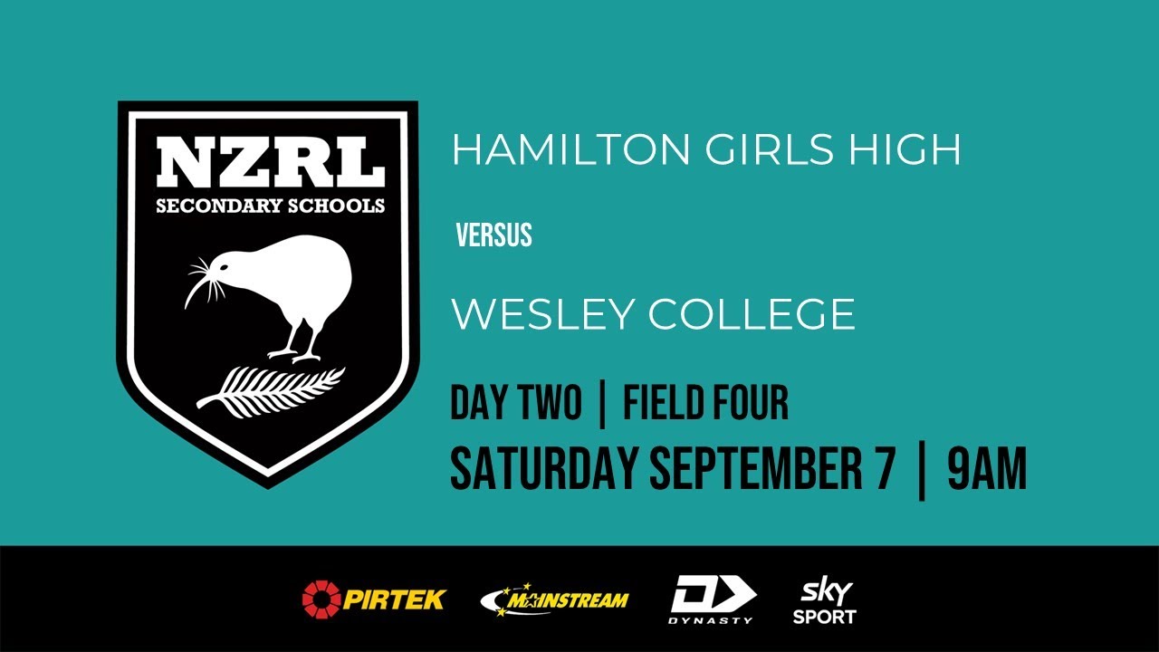 Day Two | Field 4 | 9am | Hamilton Girls High School v Wesley College ...