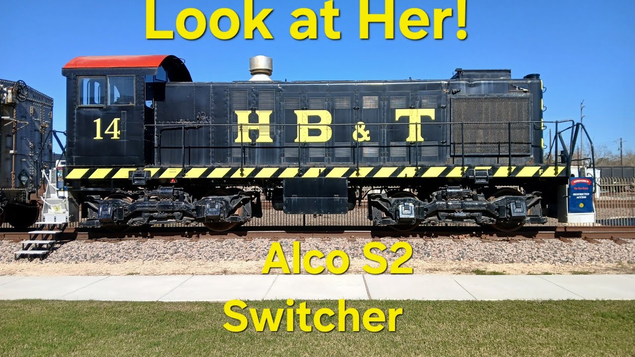 Rosenberg, Tx. Railroad Museum Alco S2 Switcher! - YouTube