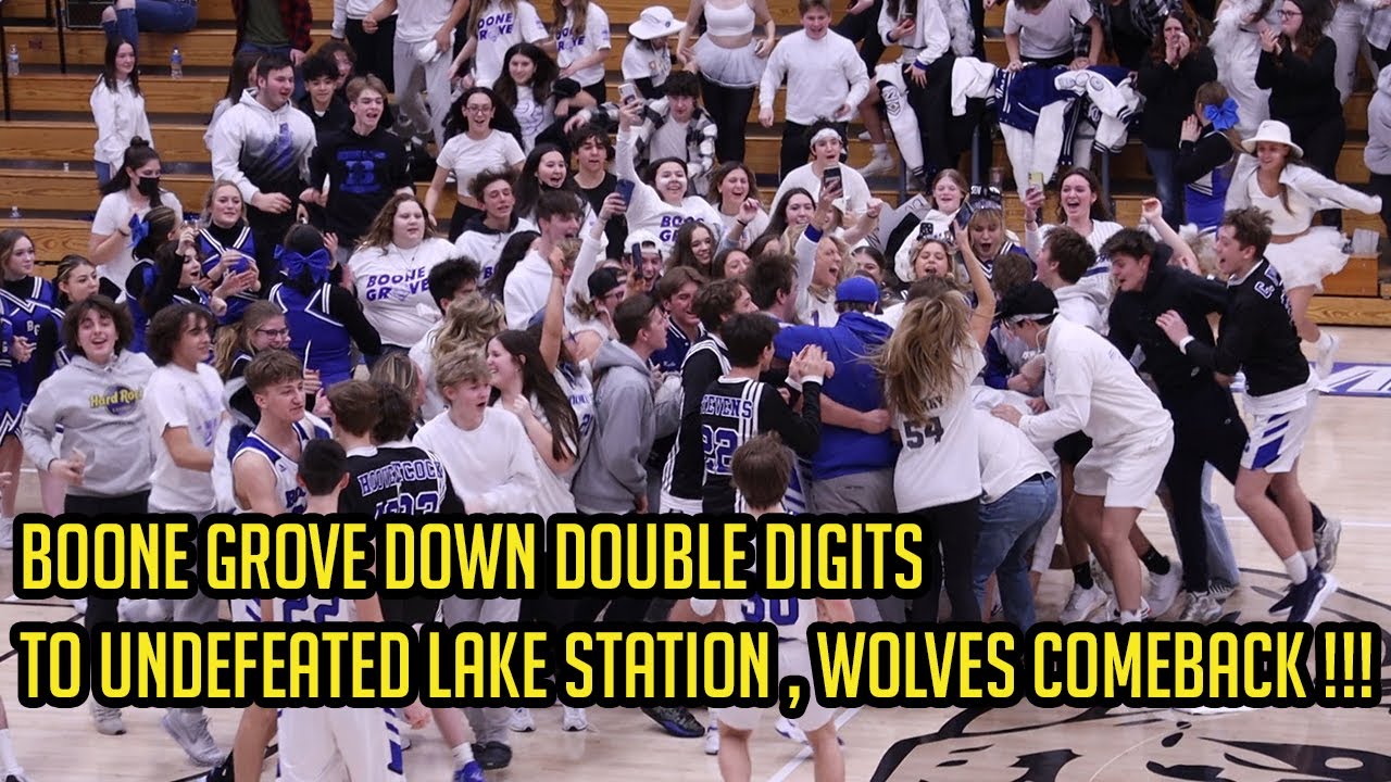Boone Grove vs Lake Station , Wolves comeback to hand Eagles 1st loss ...