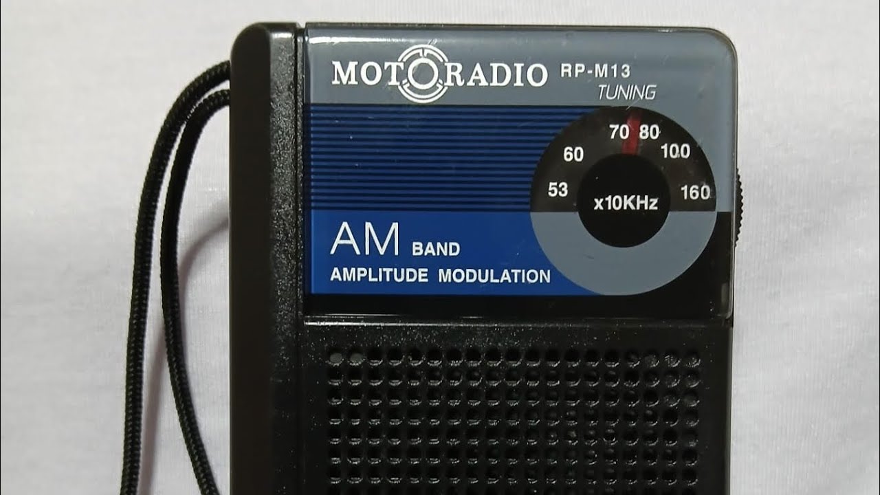 Motoradio RP-M13 AM muito raro. - YouTube