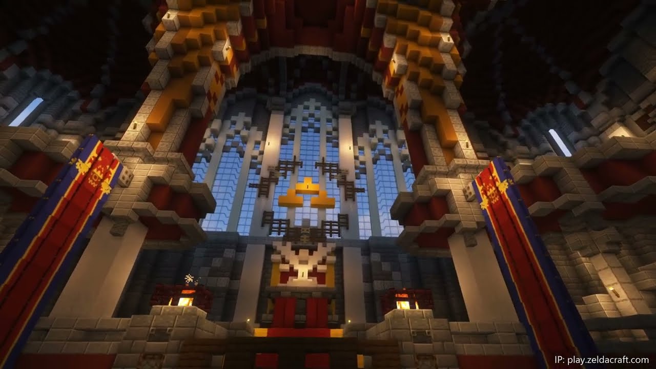 Minecraft Build Showcase: Zelda BotW Sanctum - YouTube