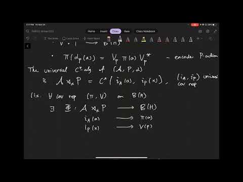 Abstract Harmonic Analysis - Lecture 22 part 2 - YouTube