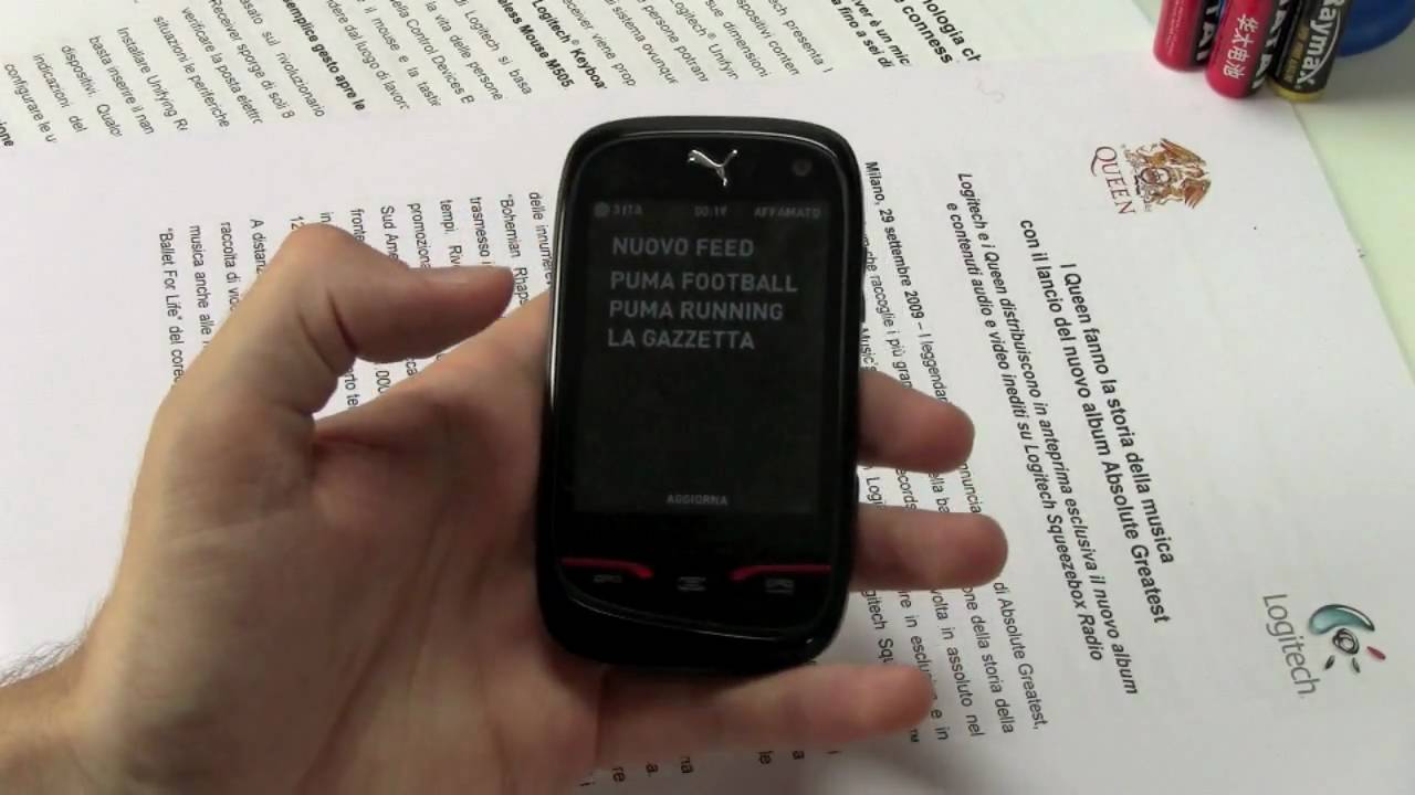 Puma Phone - Unboxing e anteprima dei menu - YouTube