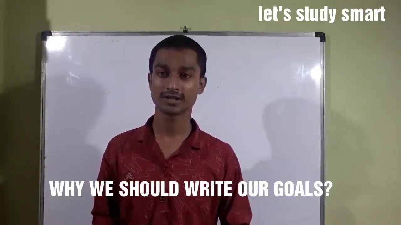 Why we should write our goals? - YouTube