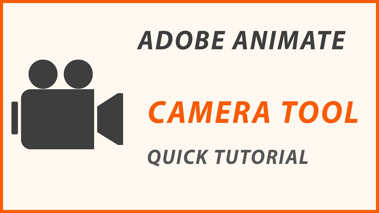 ADOBE ANIMATE CC - CAMERA TOOL - QUICK TUTORIAL - YouTube