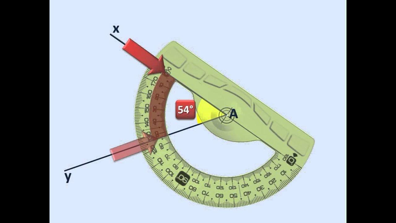 Comment Mesurer un Angle avec un Rapporteur FACILEMENT ? 📐 - YouTube